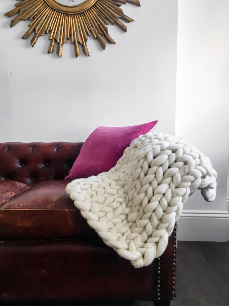 Giant Knit Blanket – Off The Wool