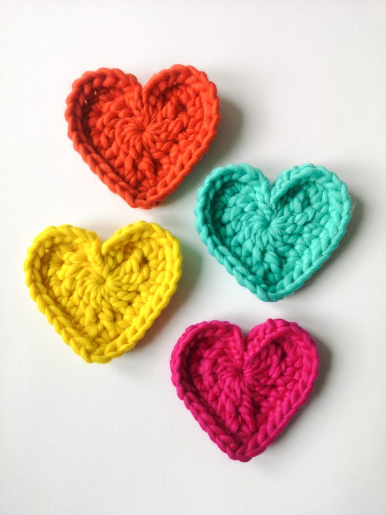 Chunky Crochet Hearts – Off The Wool