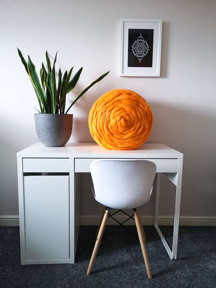 Giant Wool Yarn Orange – Off The Wool